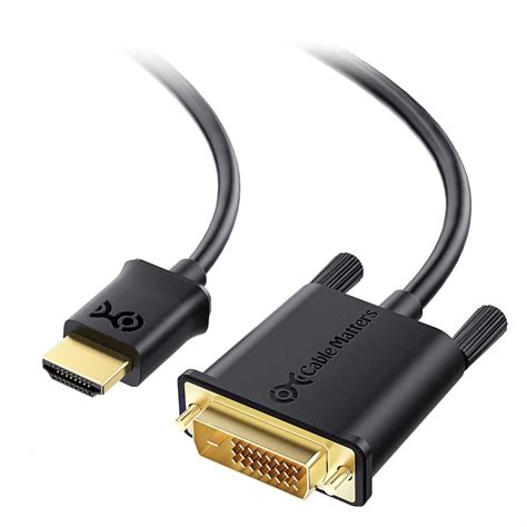 Cable Matters Câble Hdmi Dvi Câble Bidirectionnel Cl3 Hdmi Vers Dvi Câble Dvi Hdmi Longueur 1