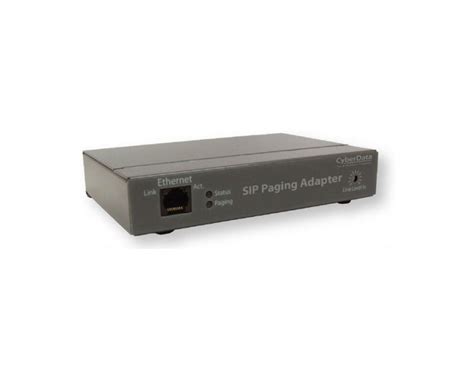 cyberdata sip paging adapter 011233