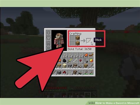 How To Make A Sword In Minecraft With Pictures WikiHow