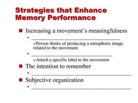 Memory Components, Forgetting, and Strategies - ppt download