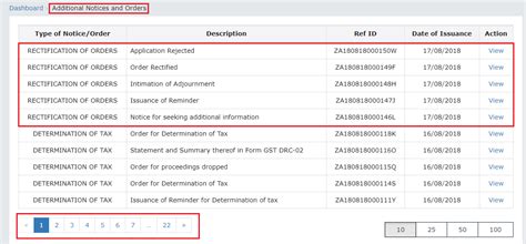 User Manual Filing Application For Rectification Of Order