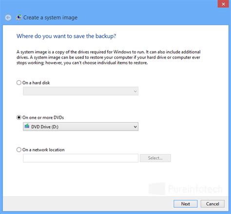how to create a windows 8 system image or full backup step by step