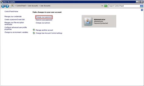 How To Change The Passwords In Windows Server