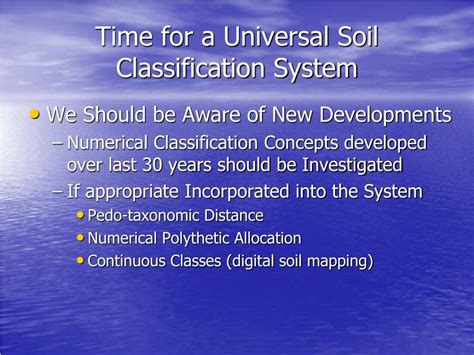 Ppt Time For A Universal Soil Classification System Powerpoint