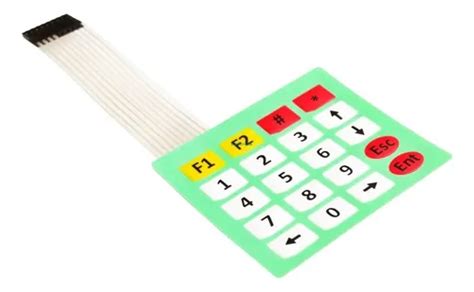 Teclado Matricial Membrana 4x5 20 Teclas Arduino Pic Mercadolivre