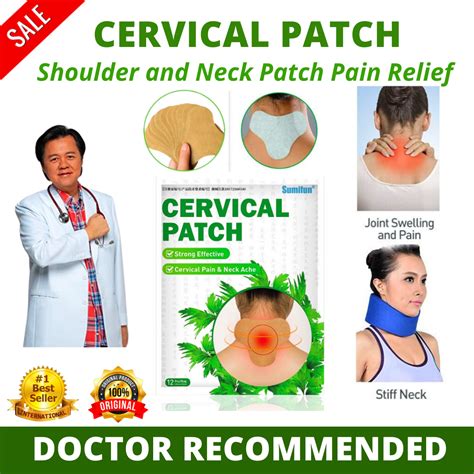 Cervical Neck Patch For Spine Pain Relief Muscle Strain And Stiffness