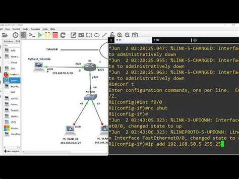 Telnetlib en GNS con Python Network Automation Español YouTube