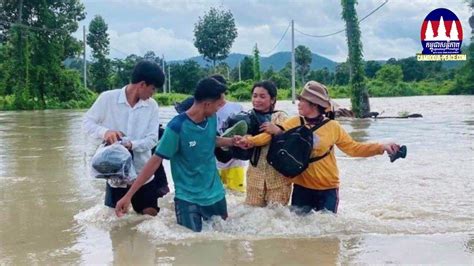 ខេត្តបន្ទាយមានជ័យ កំពង់ធំនិងសៀមរាបរងគ្រោះធ្ងន់ធ្ងរដោយជំនន់ទឹកភ្លៀង បណ្តាលឱ្យខូចខាតស្រូវនិងដំណាំ