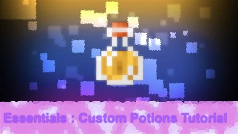 Minecraft Essentials Tutorials Custom Potions Youtube