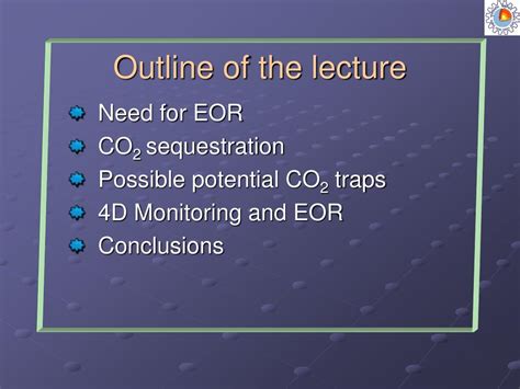 Ppt 4d Seismic Tools For Monitoring Eor By Carbon Dioxide Sequestration Powerpoint