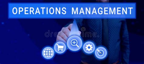 Handwriting Text Operations Management Business Approach Ensure Inputs To Output The Production