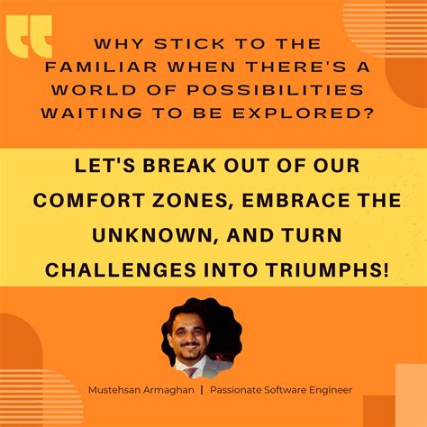 Mustehsan Armaghan Ghouri On Linkedin Lets Break Out Of Our Comfort
