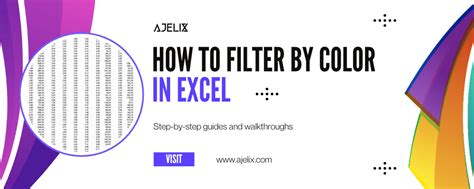 How To Filter By Color In Excel AI For Data Analysis Ajelix