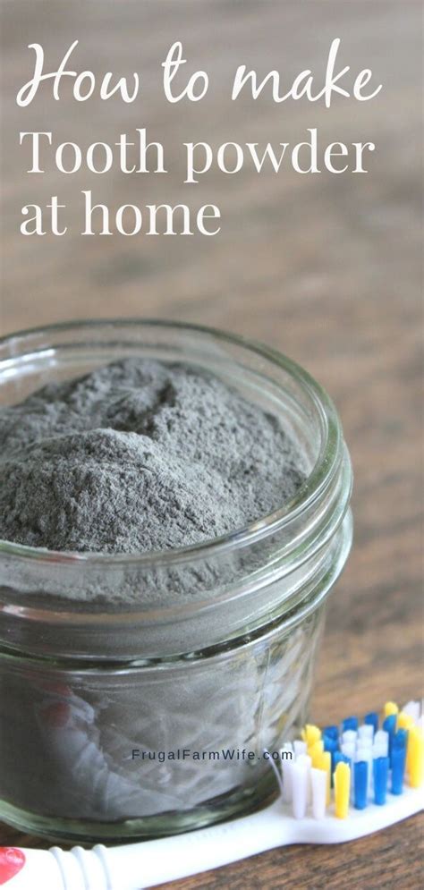 Amazing Homemade Tooth Powder Frugal Farm Wife Homemade Toothpaste
