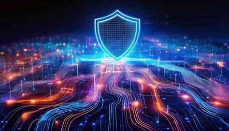 AIpowered Cybersecurity Featuring A Neural Network Pattern Actively Protecting A Digital