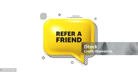 친구 기호를 추천합니다 추천 프로그램 표시 3d 말풍선 아이콘입니다 벡터 3차원 형태에 대한 스톡 벡터 아트 및 기타 이미지 3차원 형태 고객 고급 Istock
