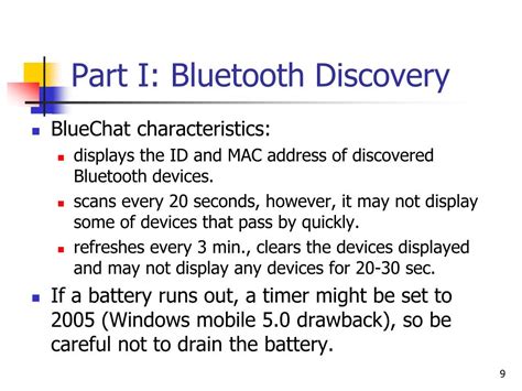 PPT CEN4500 Experiment 2 Bluetooth Device Discovery And Analysis PowerPoint Presentation ID
