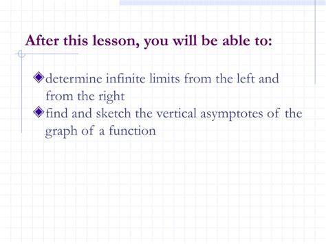 Ppt 1 5 Infinite Limits And Asymptotes Powerpoint Presentation Id 686220