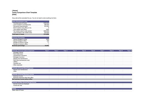 Comparison Chart Template Spark Premium Template Template Spark