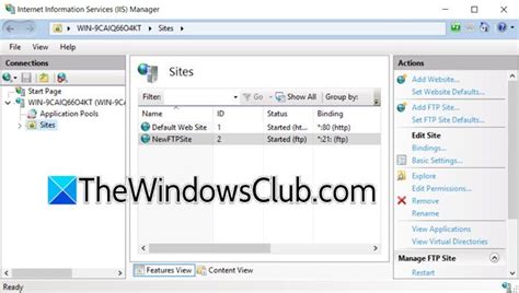 How To Add Ftp Site On Windows Server