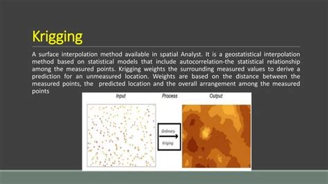 spatial analysis and interpolation in arc gis pptx
