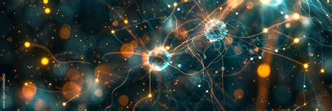 A Visually Striking Image Illustrating Neural Network Activity With Bright Synapses Suggestive