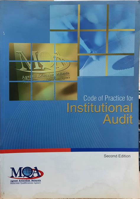 Code Of Practice For Institutional Audit 2nd Ed Books N Bobs