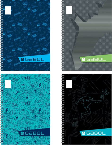 Ученическа тетрадка със спирала Gabol А4 80 листа широки редове за момче асортимент Ozone Bg