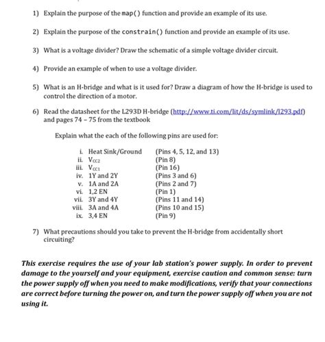 Solved 1 Explain The Purpose Of The Map Function And