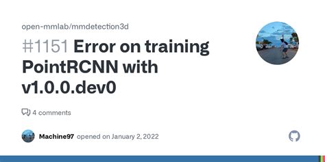 Error On Training Pointrcnn With V100dev0 · Issue 1151 · Open Mmlab