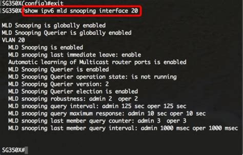Configure Mld Snooping Settings On A Switch Through The Cli Cisco