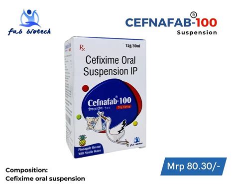 Cefixime Oral Suspension 12 Gm 30 Ml At ₹ 80 3 Bottle In Jhansi Id