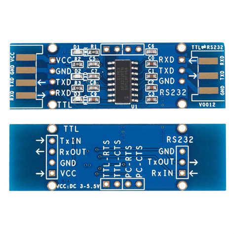 Getuscart 3pcs Ttl To Rs232 Module Ttl Rs232 Mutual Conversion Module