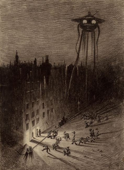 Horrifying 1906 Illustrations Of H G Wells War Of The Worlds