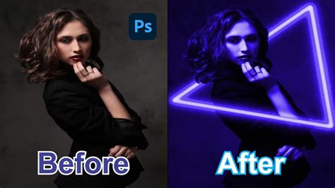 Learn The Trick How To Design Neon Light Effect In Photoshop Shashi