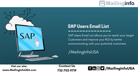 sap users email list sap users mailing list mailinginfousa