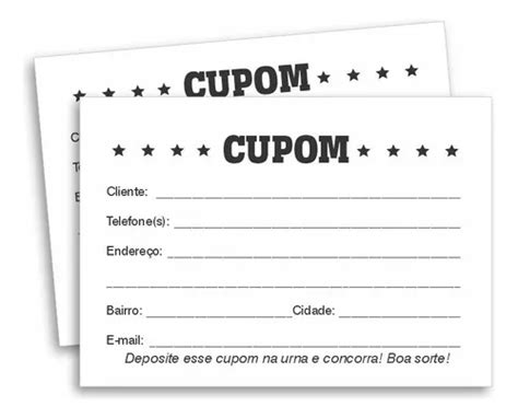 48 Blocos Cupom Para Sorteio 74x105cm 2400 Cupons Parcelamento