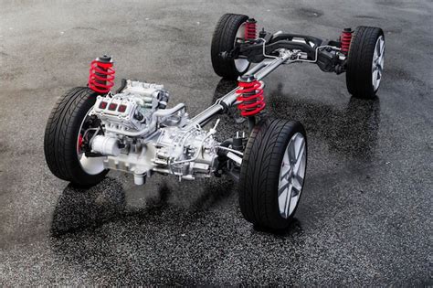 Premium Photo 3d Car Chassis With Motor And Suspension