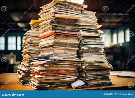 Office Stack Folders Icon Color Outline Vector Stock Image 230572345