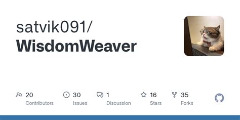 Github Satvik091wisdomweaver