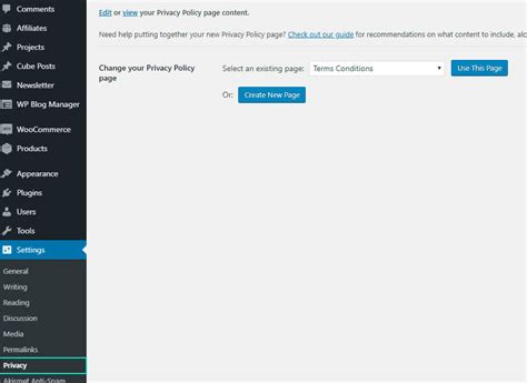 How To Add A Privacy Policy In WordPress Market WP Themes