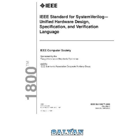 خرید و قیمت دانلود کتاب ieee std 1800 2009 ieee standard for