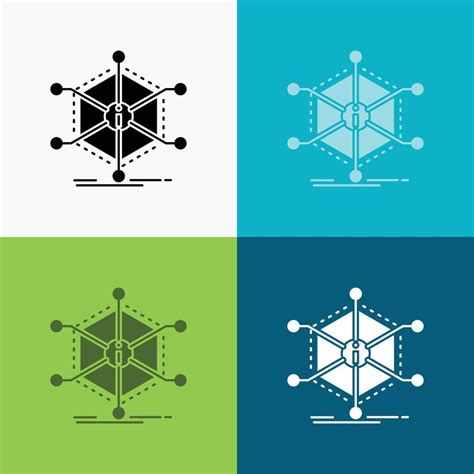 Data Help Info Information Resources Icon Over Various Background