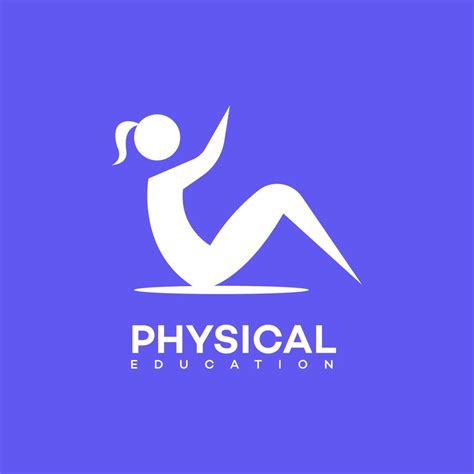 Physical Education Logo Icon Brand Identity Sign Symbol Template