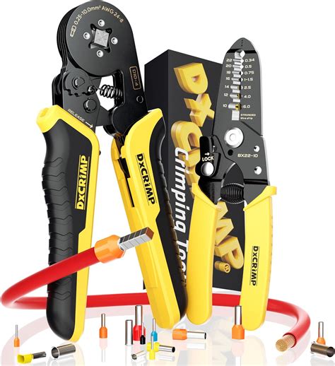 Dxcrimp Dxcrimp® Ferrule Crimping Pliers Set Wire Stripper