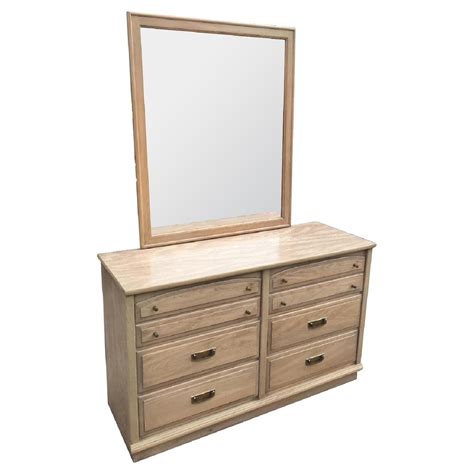 Vintage 1970s Kenlea Crafts Furniture Dresser W Mirror Aptdeco