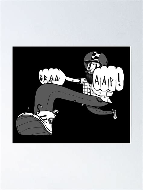 Braap Braap Poster By Bishok Redbubble