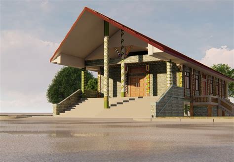 Kachin Traditional House 3d Model Turbosquid 2049040