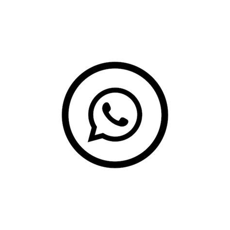 Imágenes De Logo Whatsapp Negro Png Descarga Gratuita En Freepik